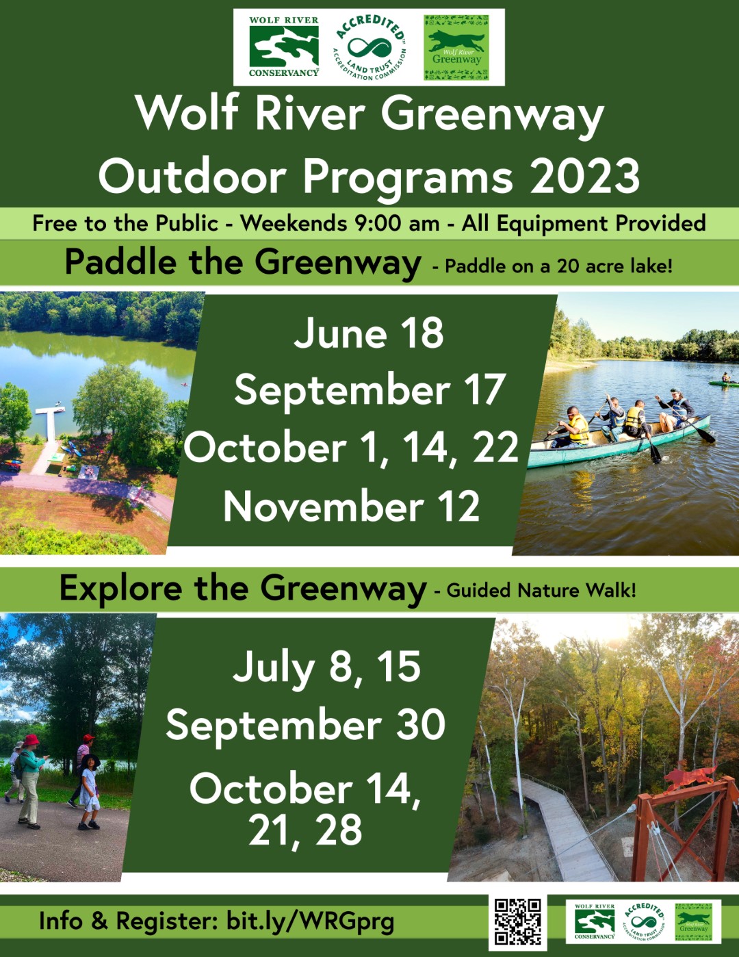 Greenway Community Programming | Wolf River Conservancy